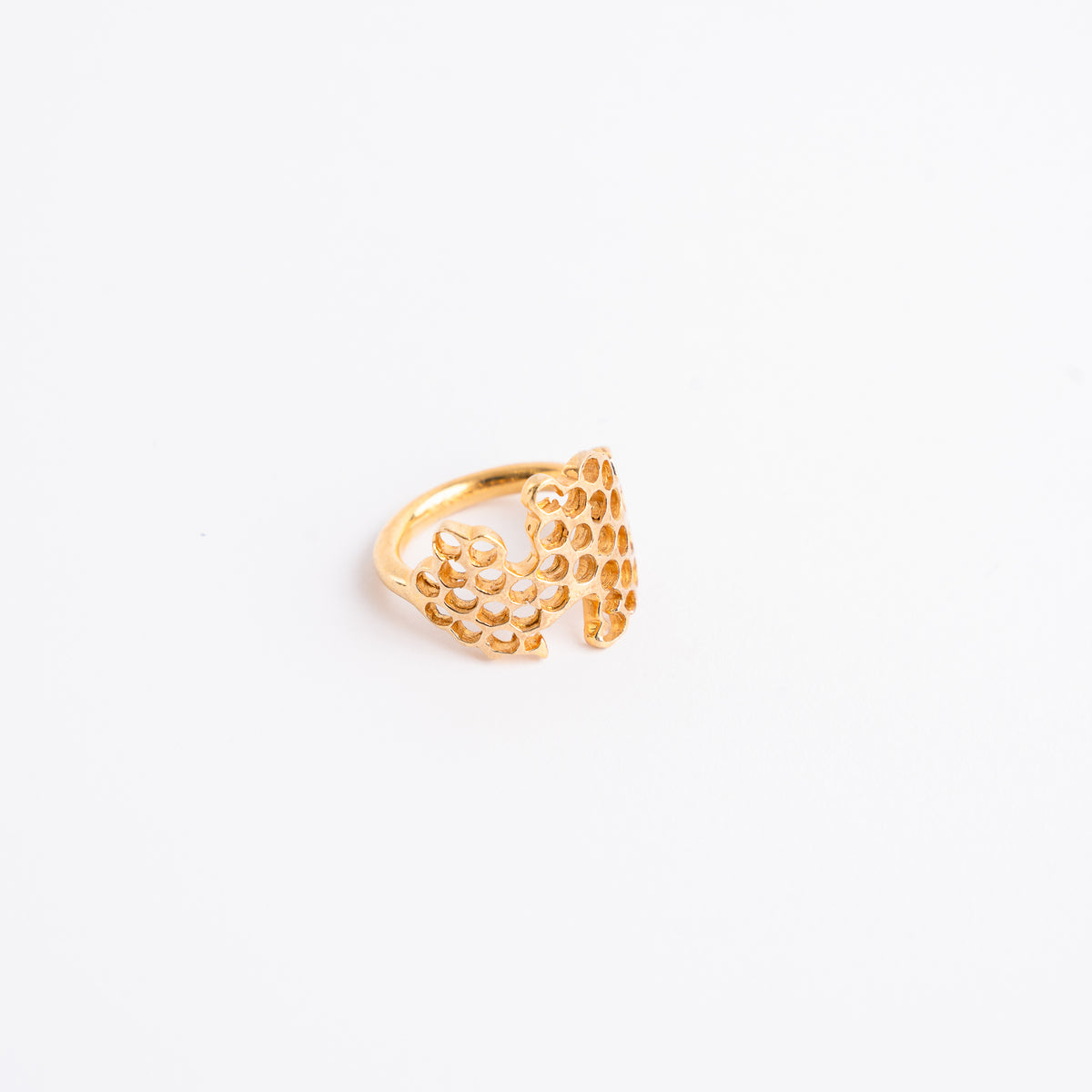 Beehive Ring Handmade Ring - Artisan Beaded Jewelry – Modern Mexico